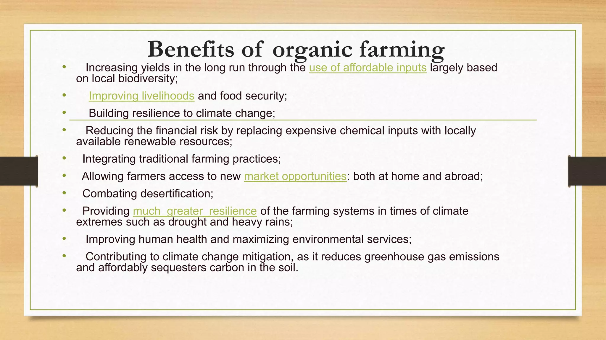 Organic farming , Definition , principle, objectives and scope in India ...