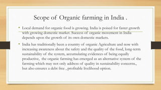 Organic farming , Definition , principle, objectives and scope in India ...