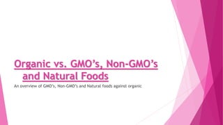 Organic Food Industry pt 6 of 6 | PPTX