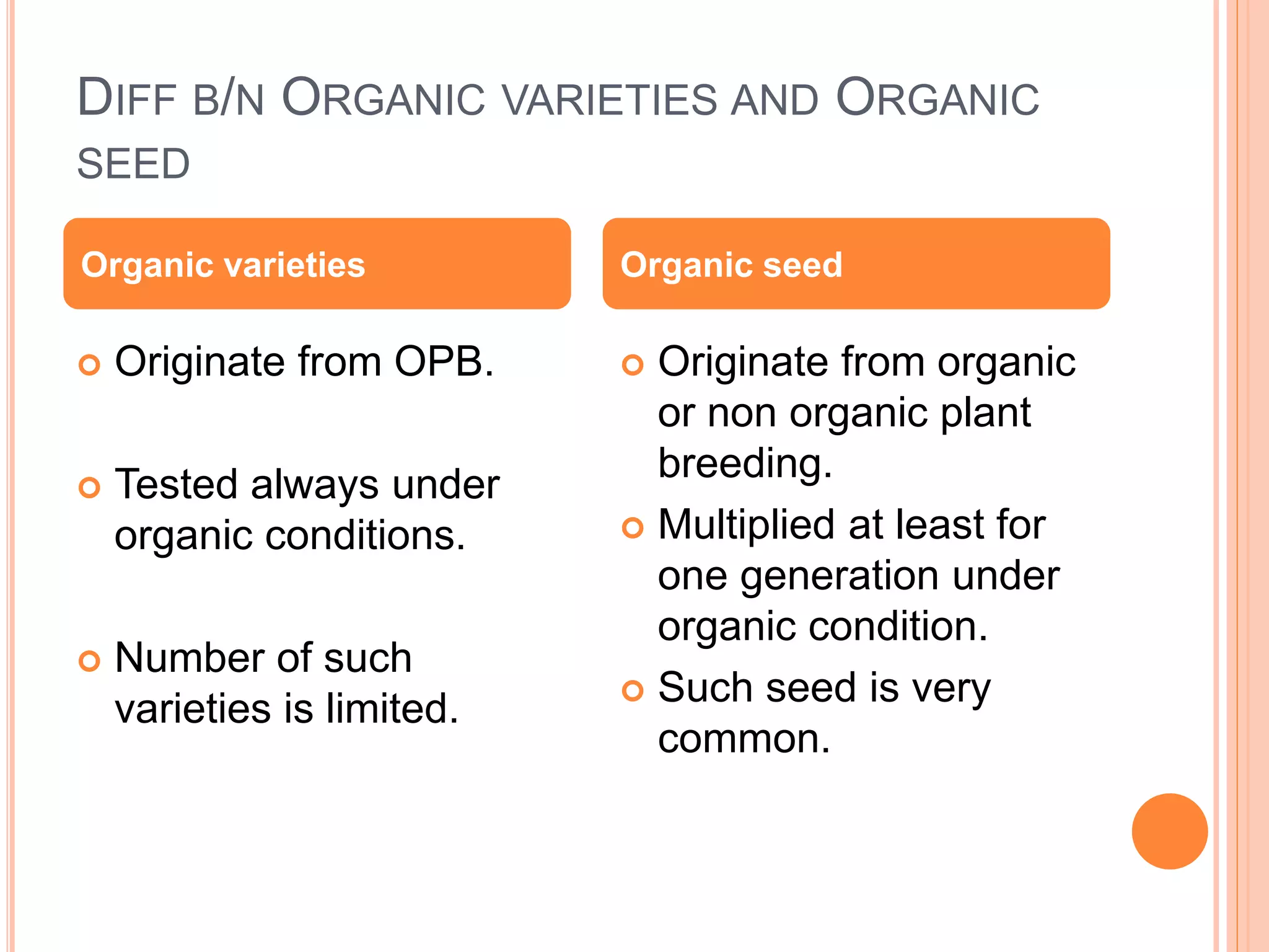 Organic plant breeding | PPTX