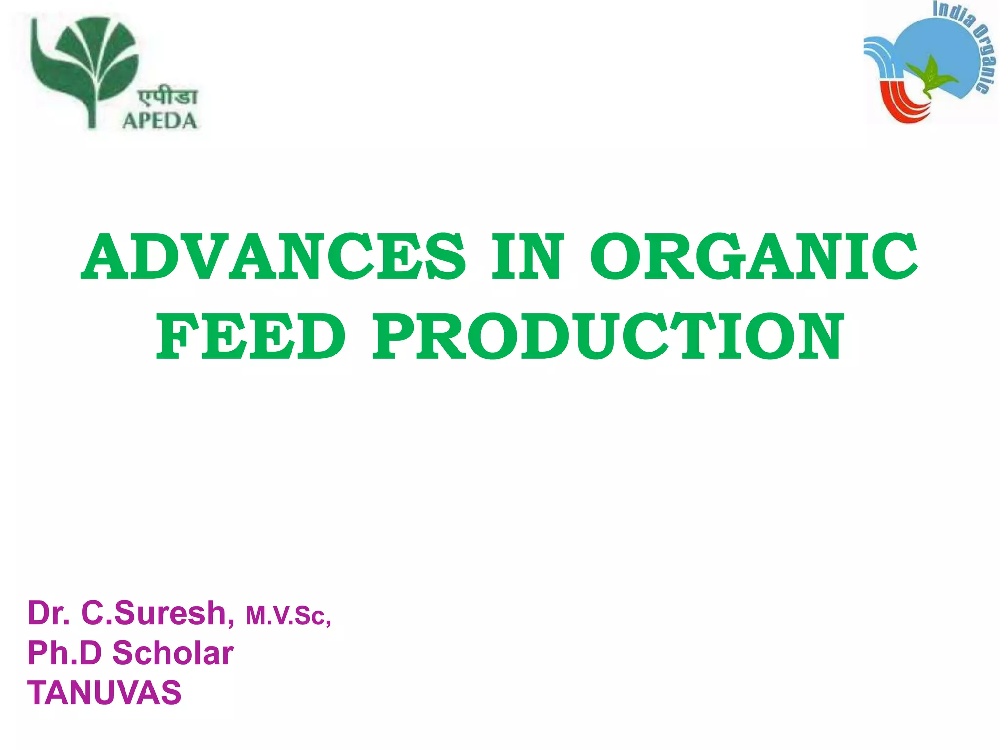 Organic poultry feed production | PPT