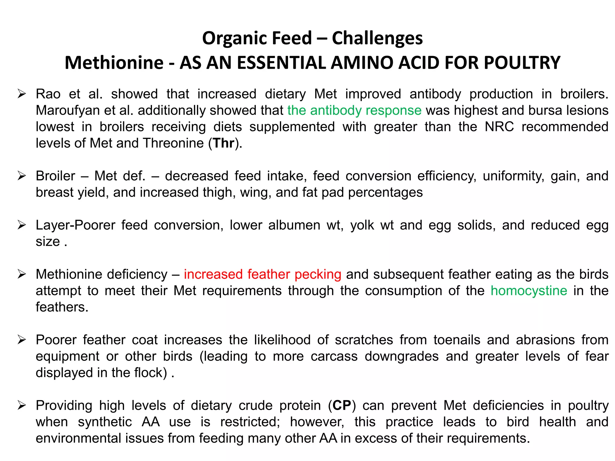 Organic poultry feed production | PPT