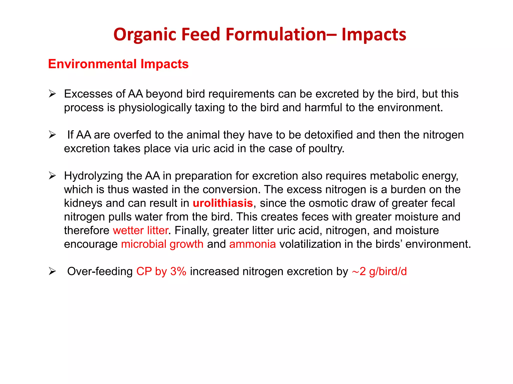 Organic poultry feed production | PPT