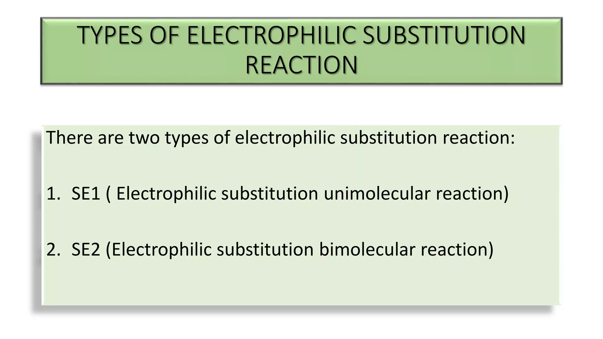 Electrophilic Substitution Reaction | PPTX