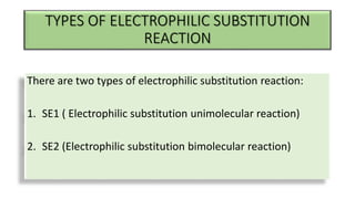 Electrophilic Substitution Reaction | PPTX