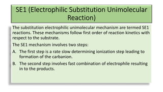 Electrophilic Substitution Reaction | PPTX