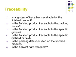 Organic produce handling | PPT
