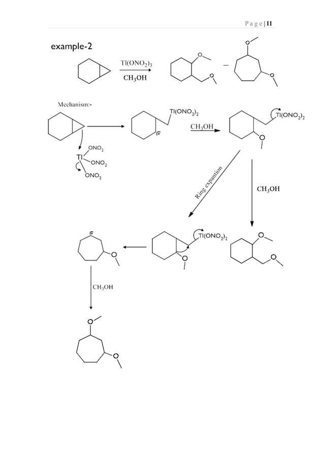 Oxidation by thallium nitrate | PPTX | Chemistry | Science