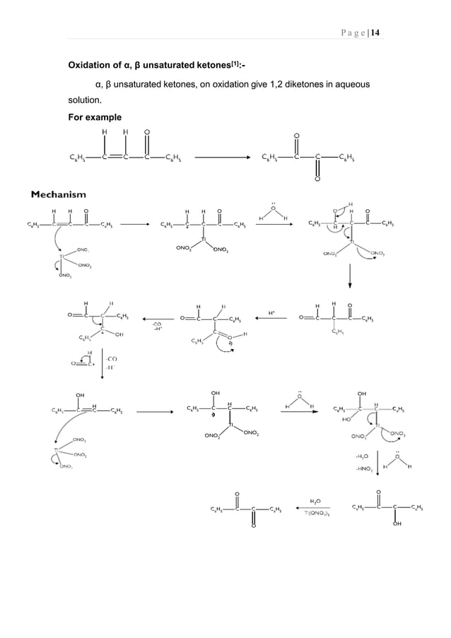 Oxidation by thallium nitrate | PPTX | Chemistry | Science