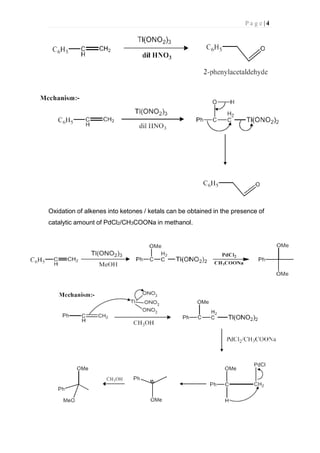 Oxidation by thallium nitrate | PPTX