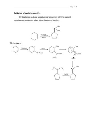 Oxidation by thallium nitrate | PPTX