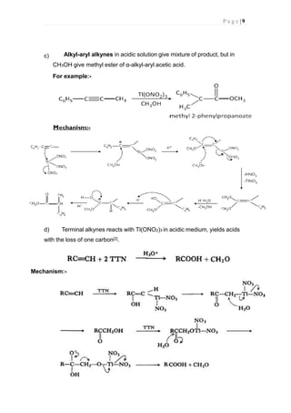 Oxidation by thallium nitrate | PPTX