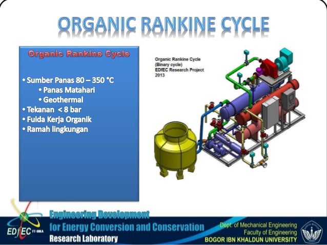 Organic rankine cycle
