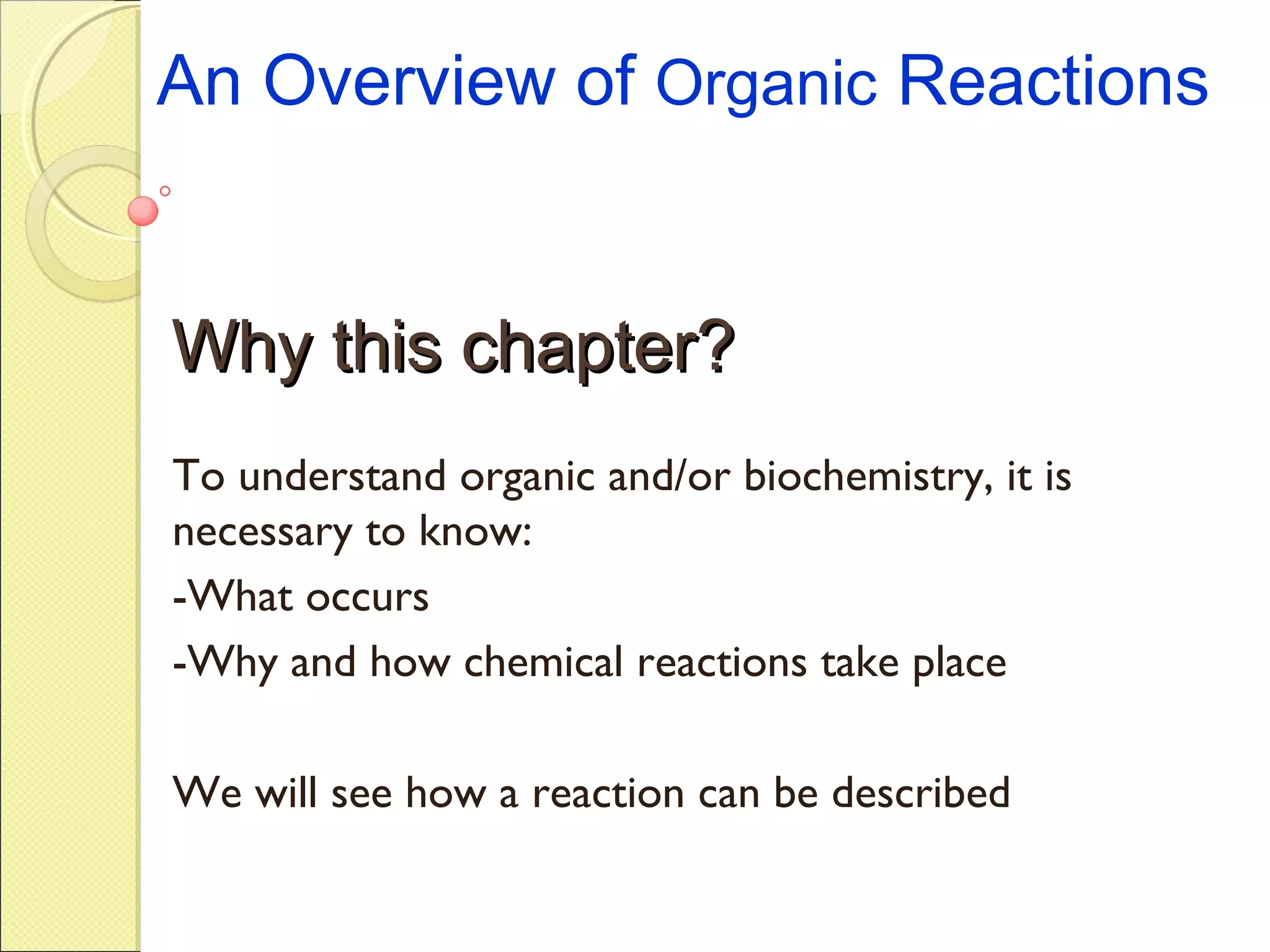 Organic reaction mechanism full | PPT