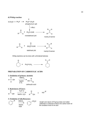 Organic reactions | PDF