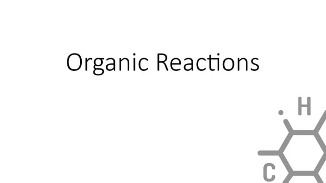 Basic Organic Reactions involved in organic chemistry.pptx