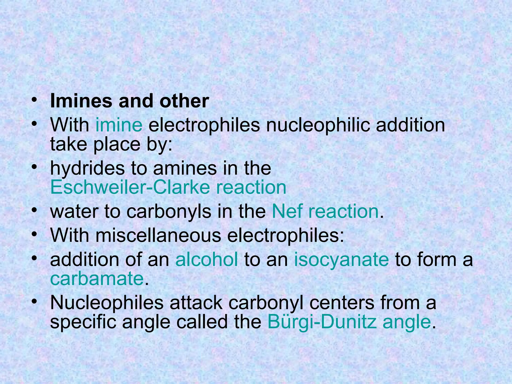 Organic reactions and mechanisms | PPT