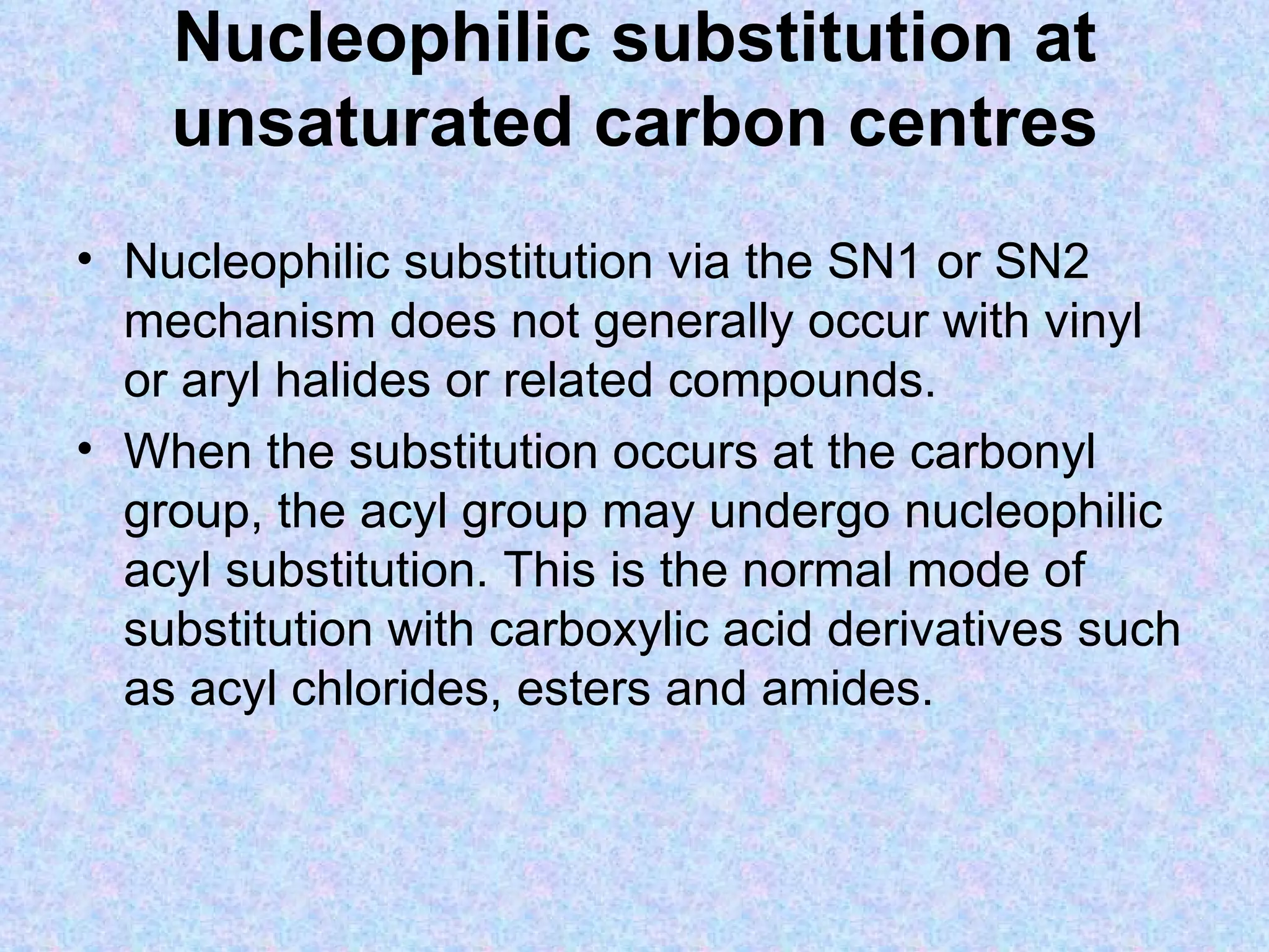 Organic reactions and mechanisms | PPT