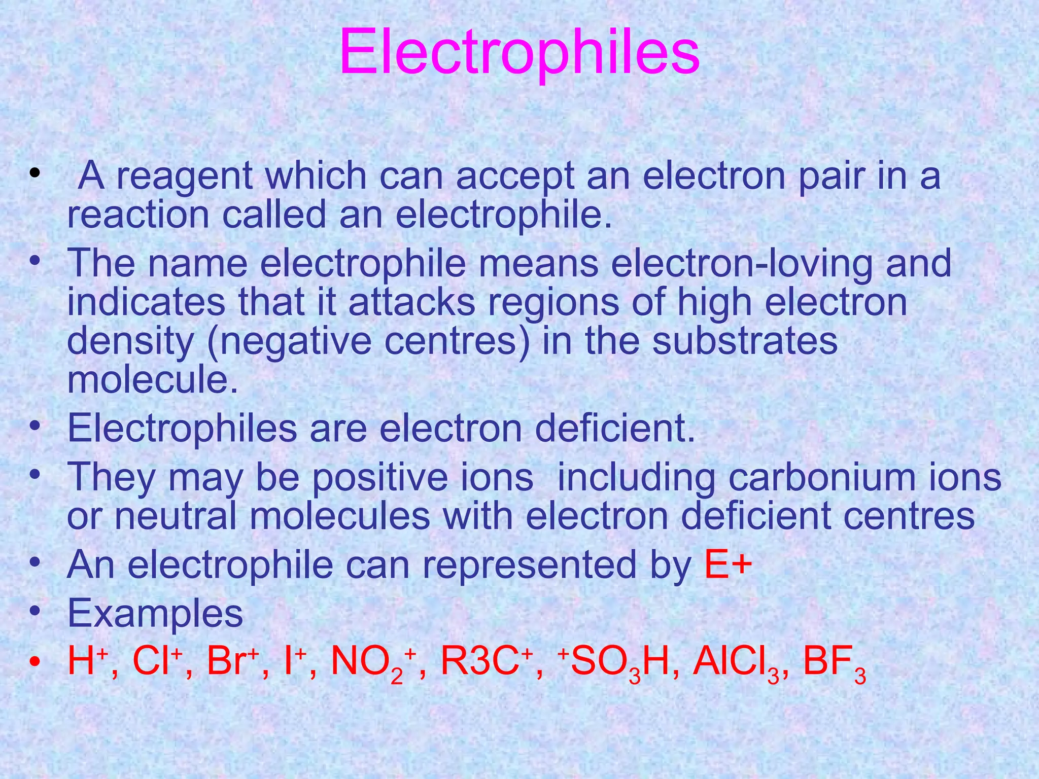 Organic reactions and mechanisms | PPT