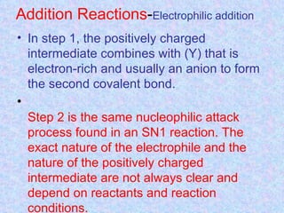 Organic reactions and mechanisms | PPT