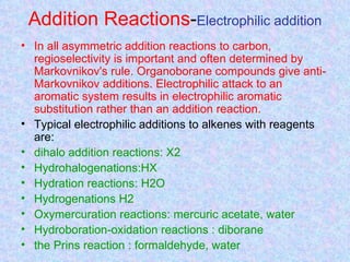 Organic reactions and mechanisms | PPT