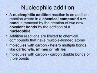 Organic reactions and mechanisms | PPT