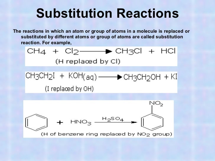 Organic reactions and mechanisms