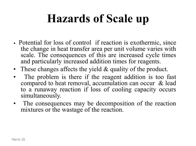 Organic Reactions & Processes Optimisation & Scale up | PDF | Chemistry | Science
