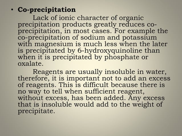 Organic reagents used in inorganic analysis | PPTX | Chemistry | Science