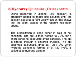 Organic reagents vs inorganic reagents | PPTX