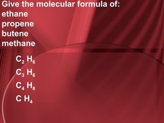 Grade 10 Organic Chemistry | PPS