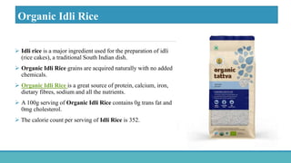 Organic Rice Products | PPTX