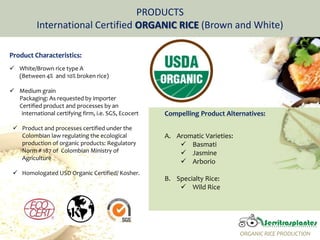 Organic rice project december 20 2012 v2 | PPTX