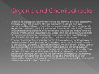 Organic rocks and fossil fuels | PPTX