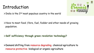 Problems involved in Organic vegetable production | PPTX