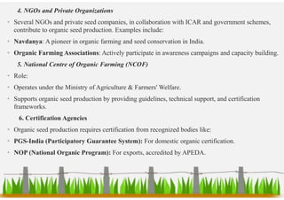 Organic Seed Production: Supporting Agroecological Farming System | PDF