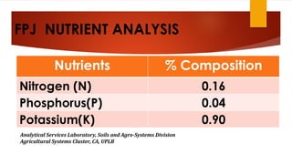 Organic seed production systems for field legumes and lowland ...