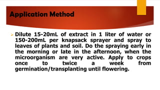 Organic seed production systems for field legumes and lowland ...