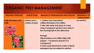 Organic seed production systems for field legumes and lowland ...