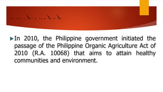 Organic seed production systems for field legumes and lowland ...
