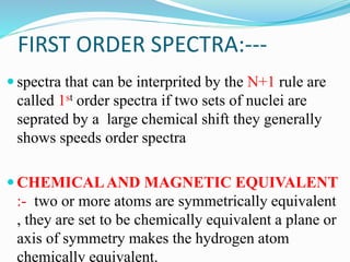 NMR SPECTROSCOPY | PPTX | Chemistry | Science