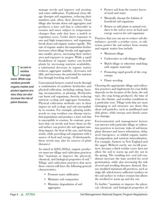 Soil Management: National Organic Program Regulations | PDF