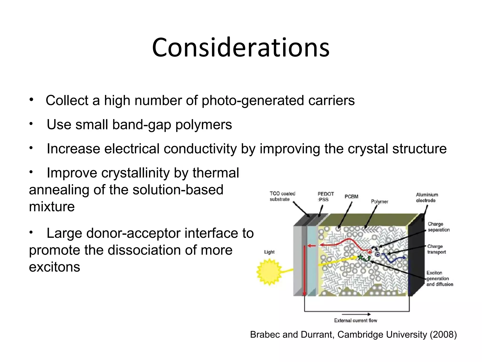 Developments in organic solar cells | PPT