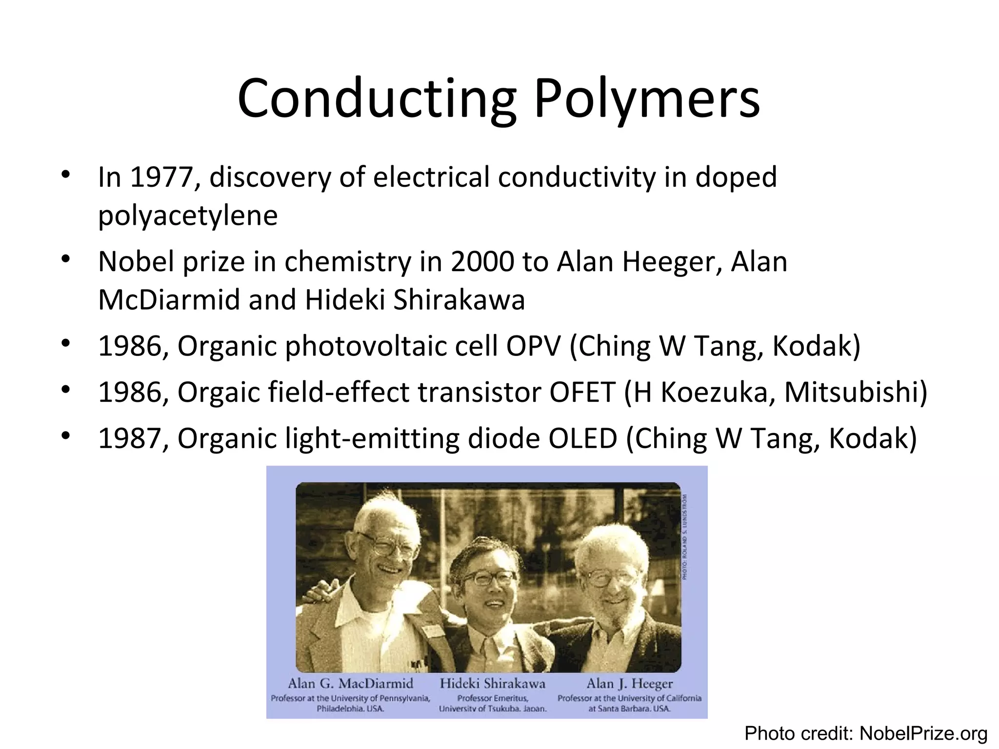 Developments in organic solar cells | PPT