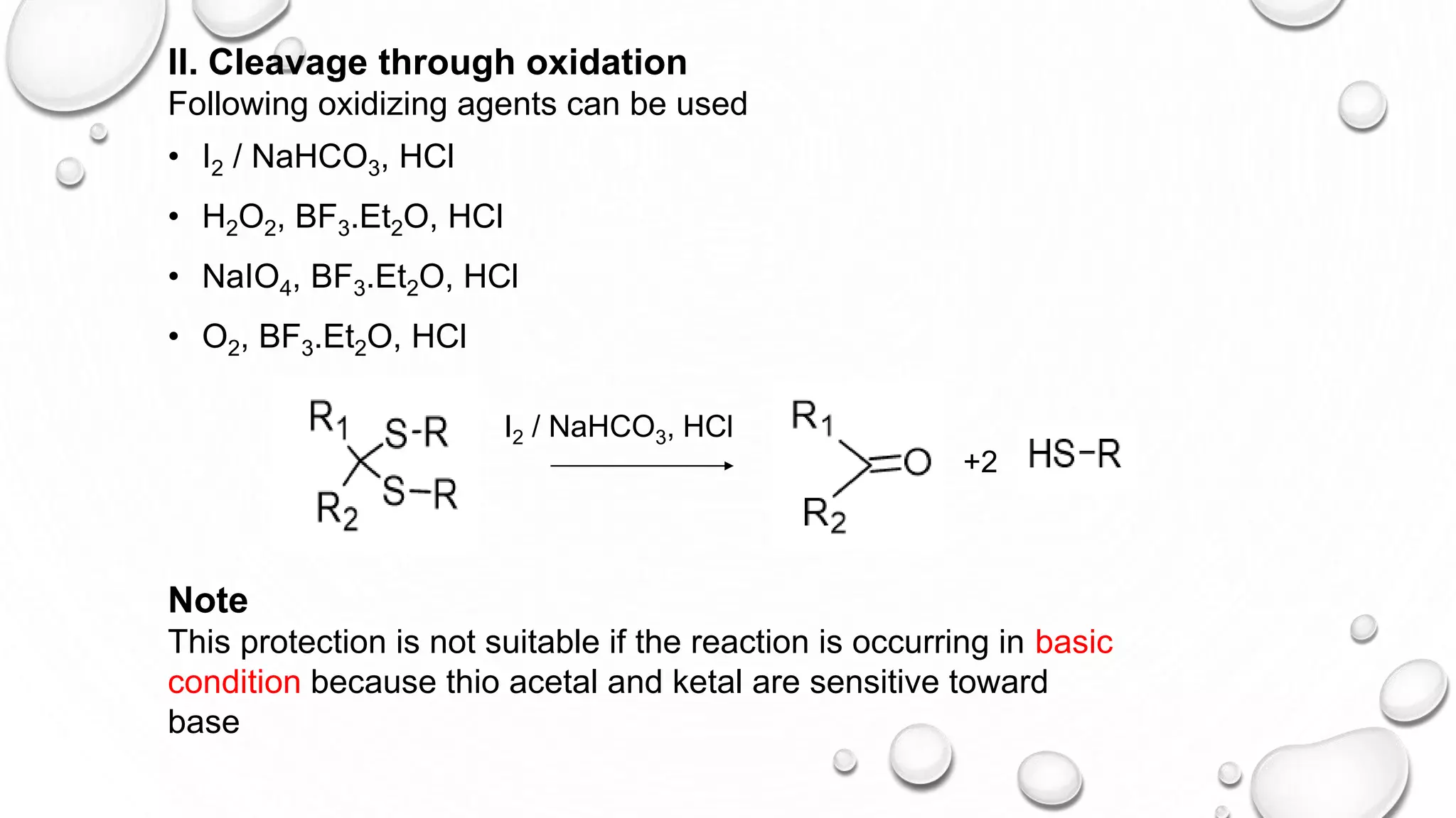 Protection of carbonyl and carboxyl group | PPTX