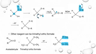 Protection of carbonyl and carboxyl group | PPTX