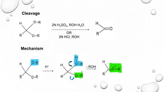 Protection of carbonyl and carboxyl group | PPTX