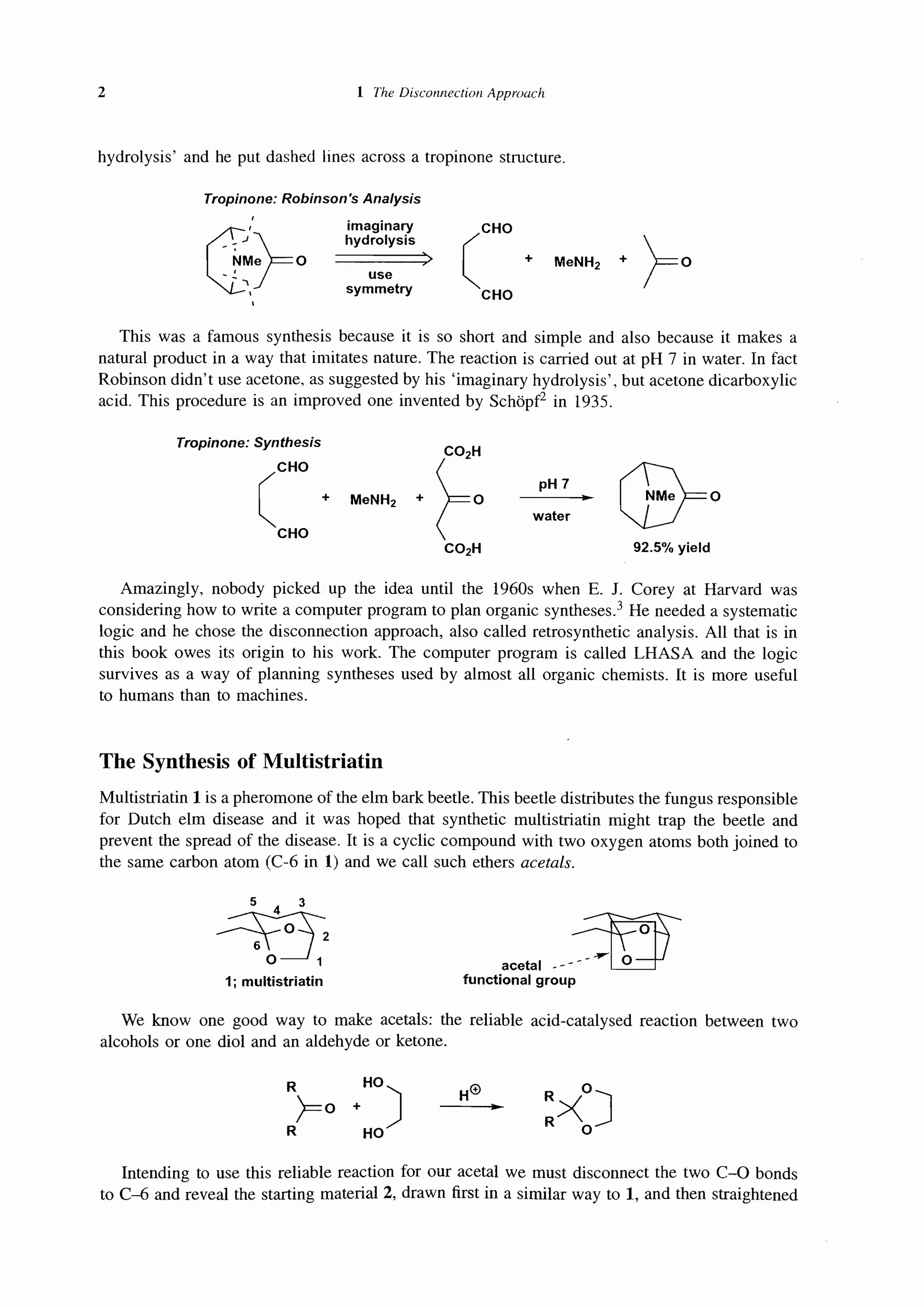 Organic synthesis the disconnection approach by stuart warren | PDF