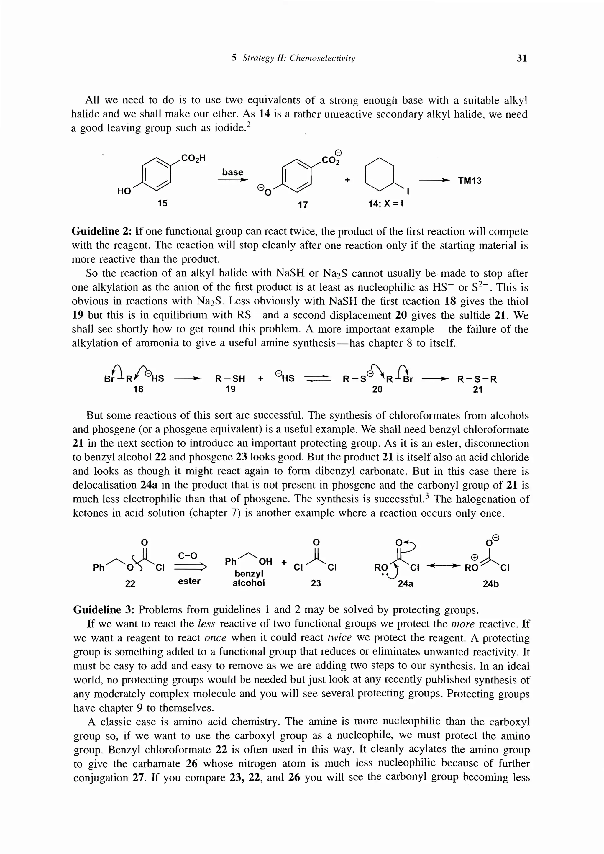 Organic synthesis the disconnection approach by stuart warren | PDF