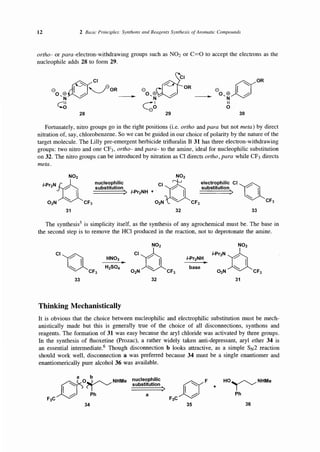 Organic synthesis the disconnection approach by stuart warren | PDF